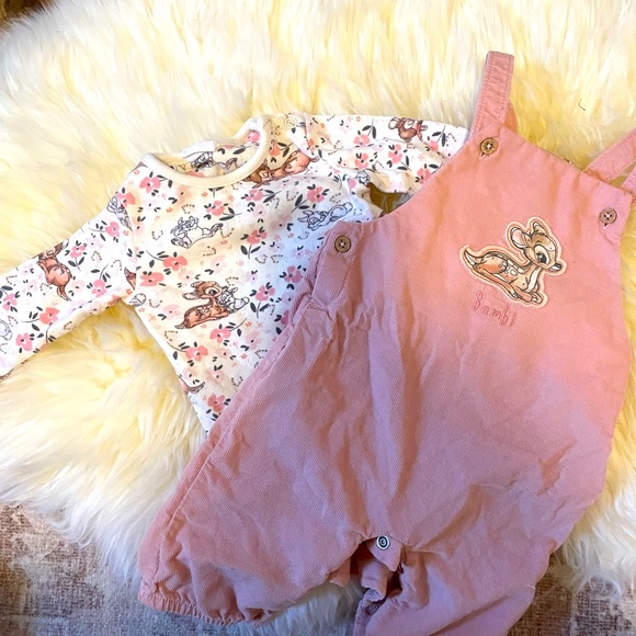 Matching Sets | Bambi Overalls With Matching Onsie | Poshmark